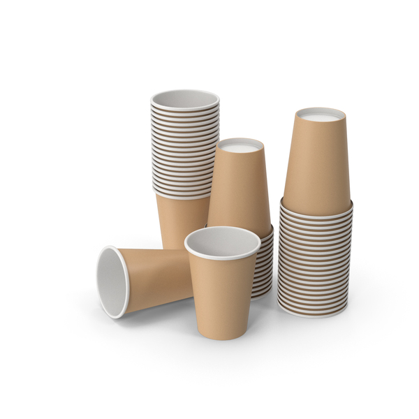 Paper Cups Stack PNG Images & PSDs for Download | PixelSquid - S117024287