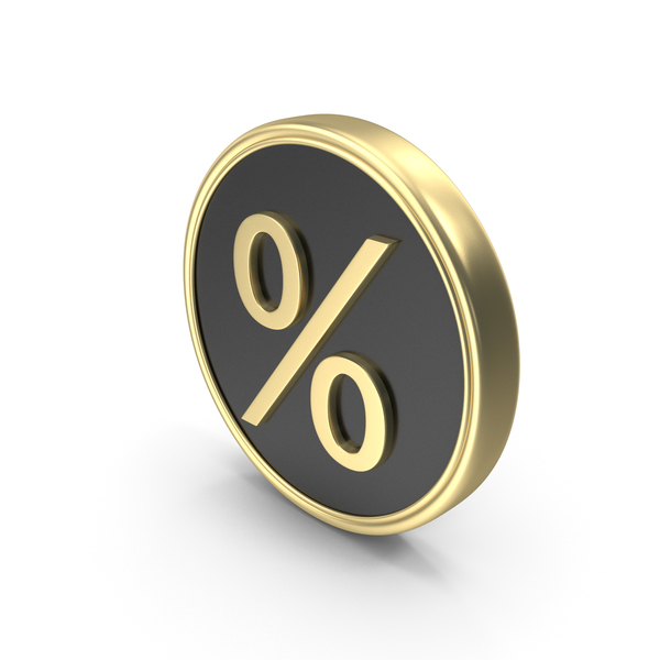 Percent Symbol Logo Coin Gold PNG Images & PSDs for Download ...
