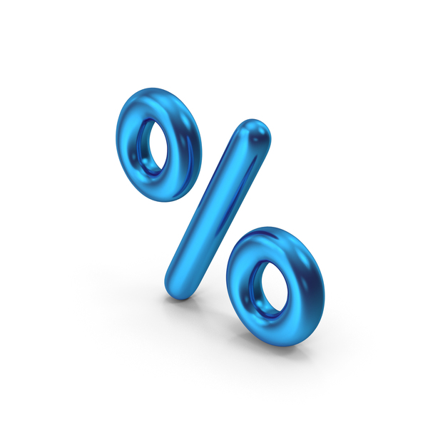 Percentage Symbol Blue Metallic PNG Images & PSDs for Download ...