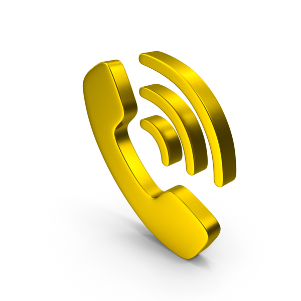 Phone Call Icon Gold PNG Images & PSDs for Download | PixelSquid ...