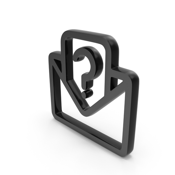 Question Mark Mail Icon Black PNG Images & PSDs for Download ...