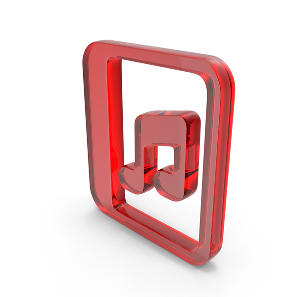 Red Glass Music Symbol PNG Images & PSDs for Download | PixelSquid ...