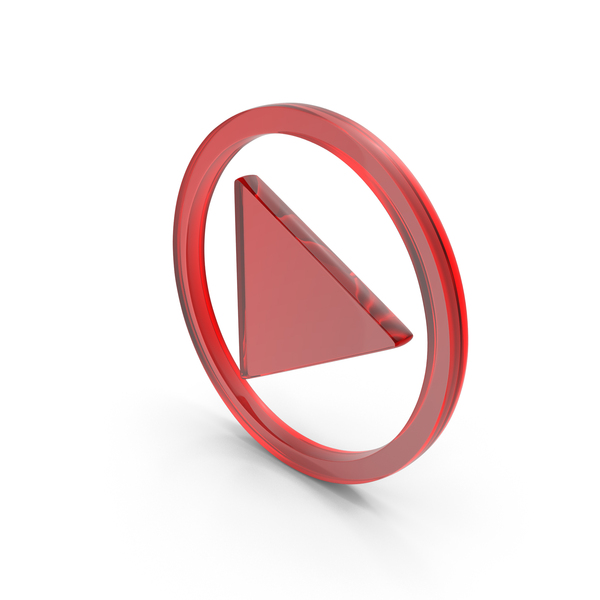 Red Glass Round Play Button Symbol PNG Images & PSDs for Download ...
