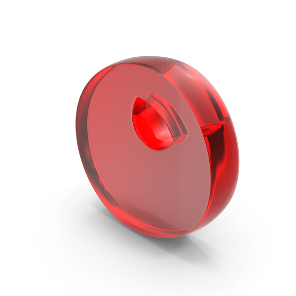 Red Glass Toon Style Capital Alphabet O PNG Images & PSDs for Download ...