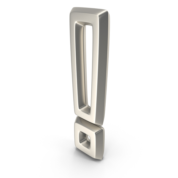 Silver Exclamation Mark Outline Symbol PNG Images & PSDs for Download ...