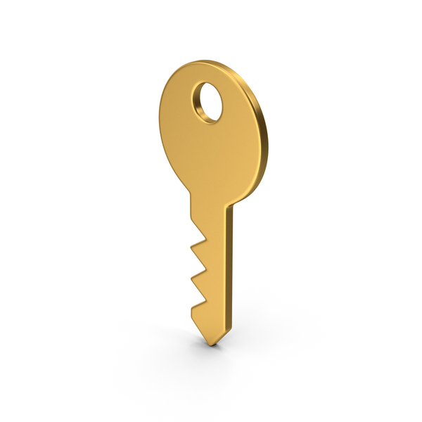 Symbol Key Gold PNG Images & PSDs for Download | PixelSquid - S116007316
