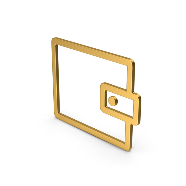 Symbol Wallet Gold PNG Images & PSDs for Download | PixelSquid - S116039028