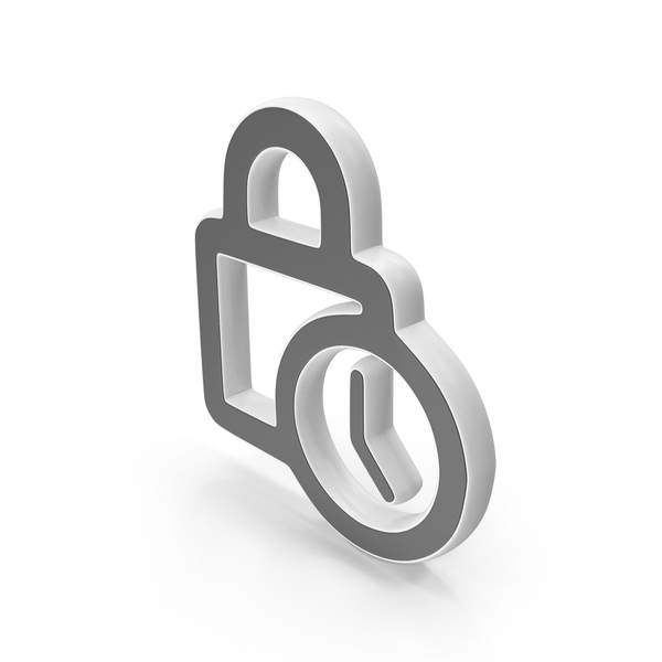 Time Lock Symbol White Png Images And Psds For Download Pixelsquid S120964556