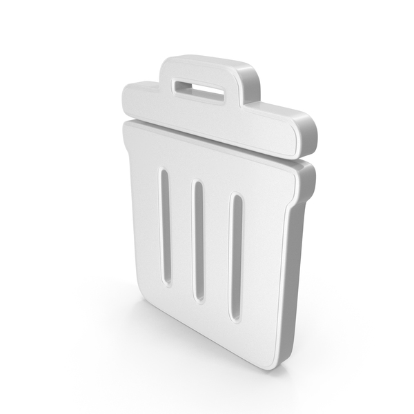 Trash Bin Symbol White PNG Images & PSDs for Download | PixelSquid ...