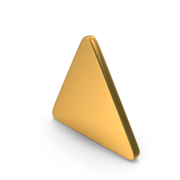 Triangle Gold PNG Images & PSDs for Download | PixelSquid - S119042733