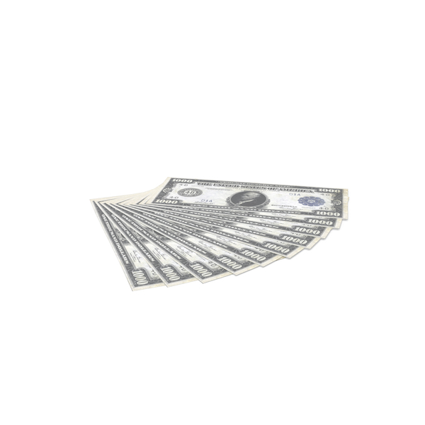 US 1000 Dollar Bill PNG Images PSDs For Download PixelSquid