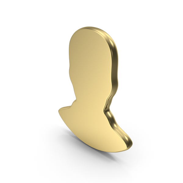 User Male Symbol Gold PNG Images & PSDs for Download | PixelSquid ...