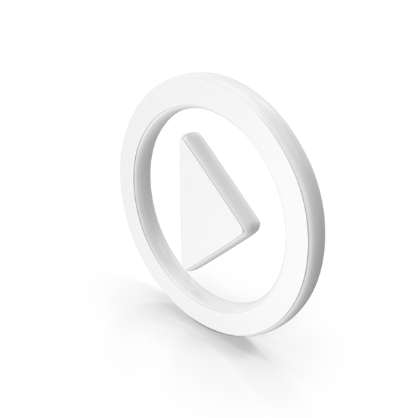 White Play Button Symbol PNG Images & PSDs for Download | PixelSquid ...