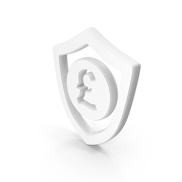 White Pound Security Shield Symbol PNG Images & PSDs for Download ...