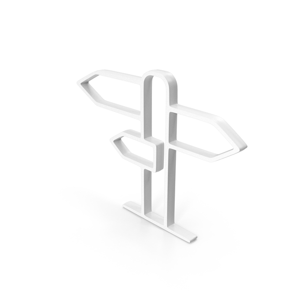 White Road Sign Direction Board Symbol PNG Images & PSDs for Download ...