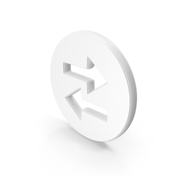 White Transfer Arrows Symbol PNG Images & PSDs for Download ...