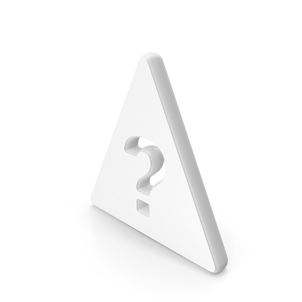 White Triangular Question Mark Symbol Png Images And Psds For Download Pixelsquid S12079030b