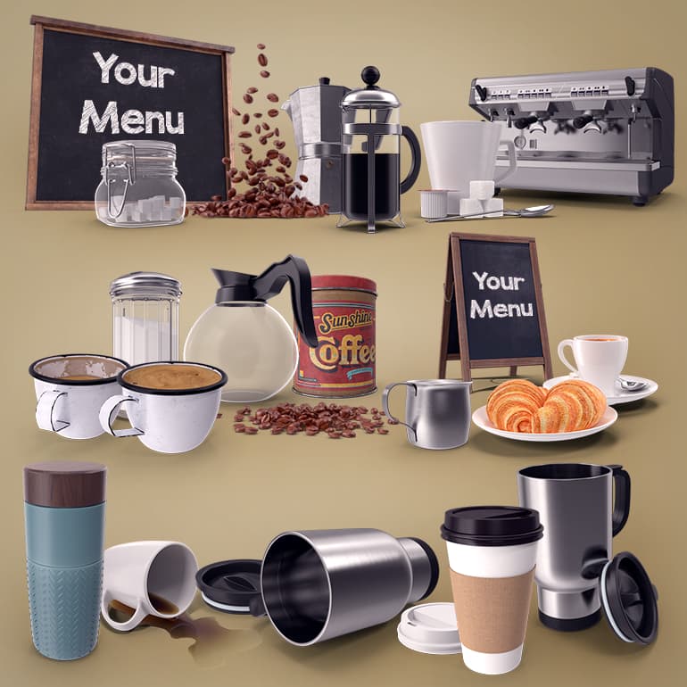Cafe Collection PNG Images & PSDs for Download | PixelSquid