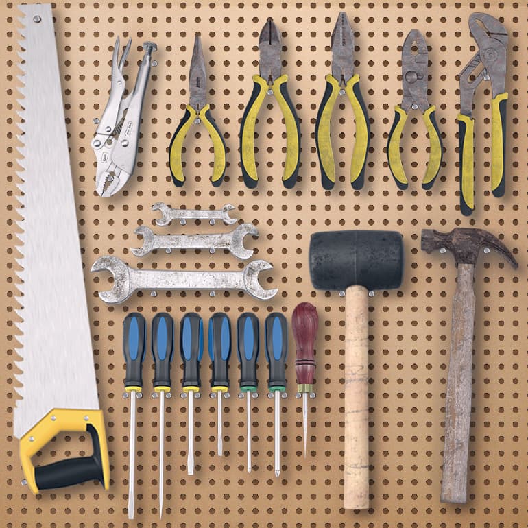 Hand Tools Collection PNG Images & PSDs for Download | PixelSquid