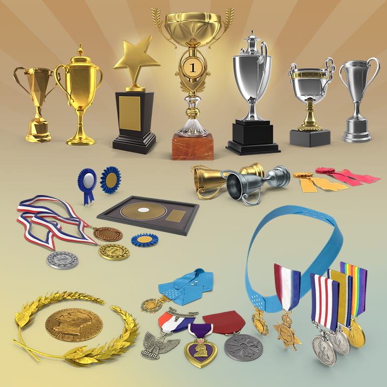 Awards Collection PNG Images & PSDs for Download | PixelSquid